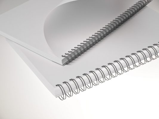 RENZ Ring Wire®, 3:1 Teilung, DIN A4, 8,0 mm, grau - Kisling GmbH